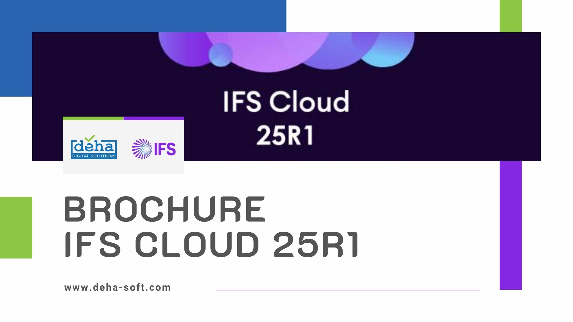 [EN] Brochure IFS Cloud 25R1 - DEHA Digital Solutions