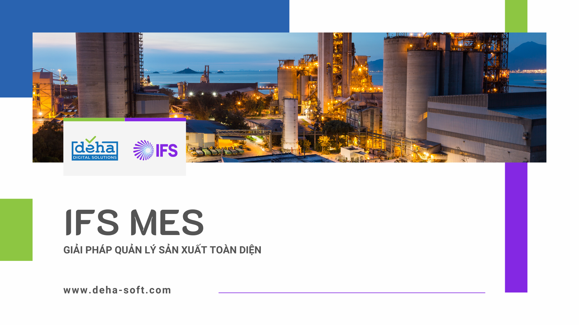 Brochure Giải pháp IFS MES - DEHA Digital Solutions